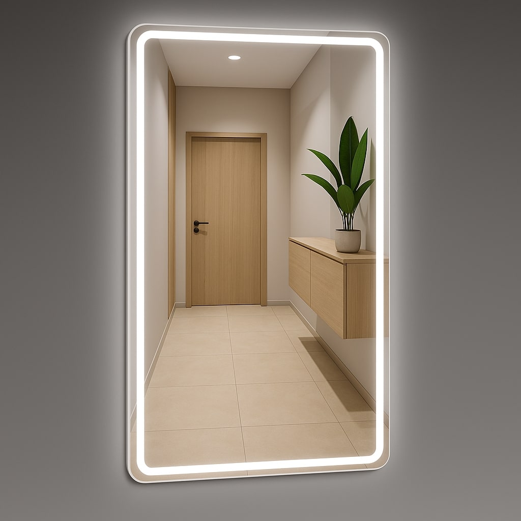 Прямокутне дзеркало з LED підсвіткою LumoSharm LS 600x1000 мм (990777 ...